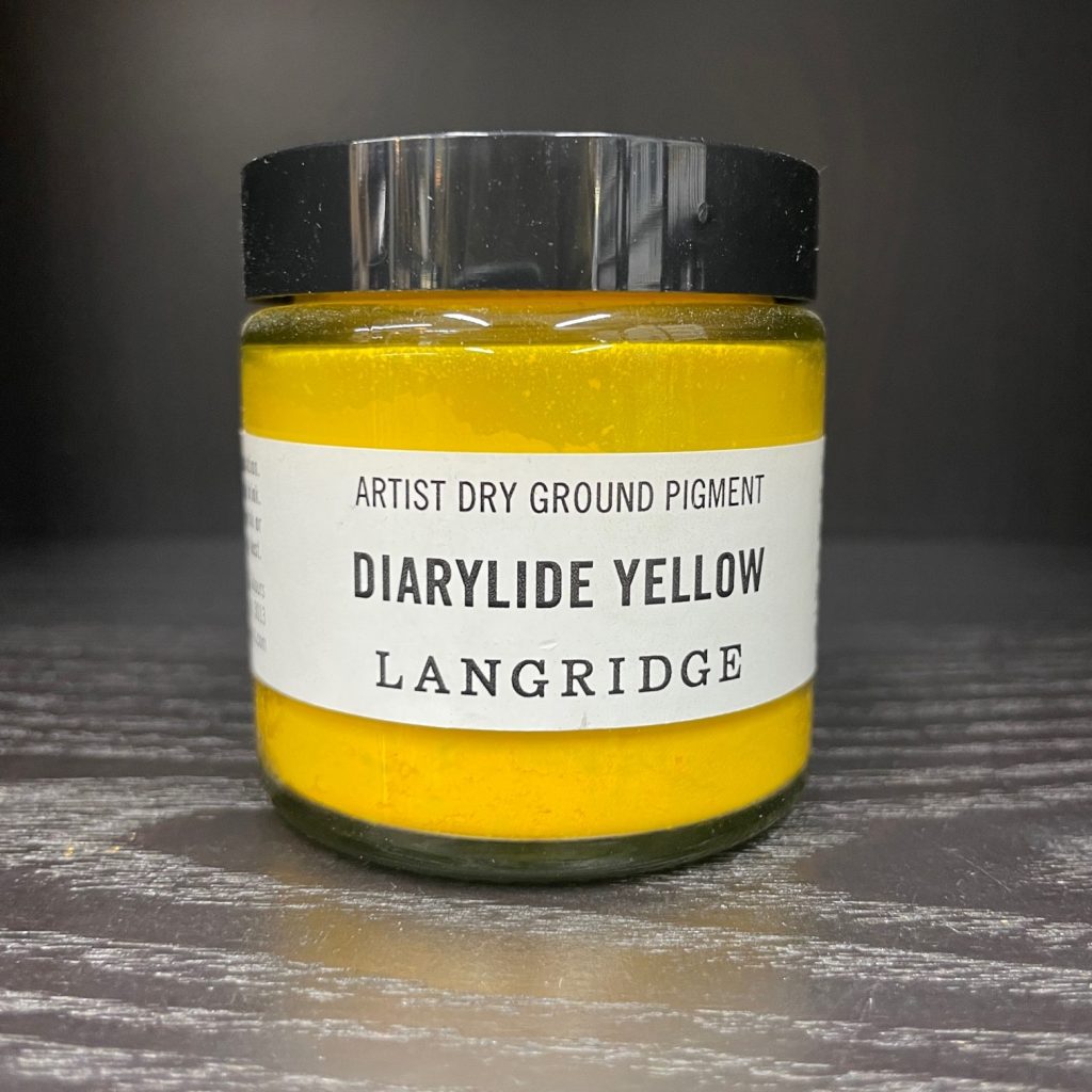 Langridge – Diarylide Yellow Pigment – 120ml – Duthy Street Art Supplies