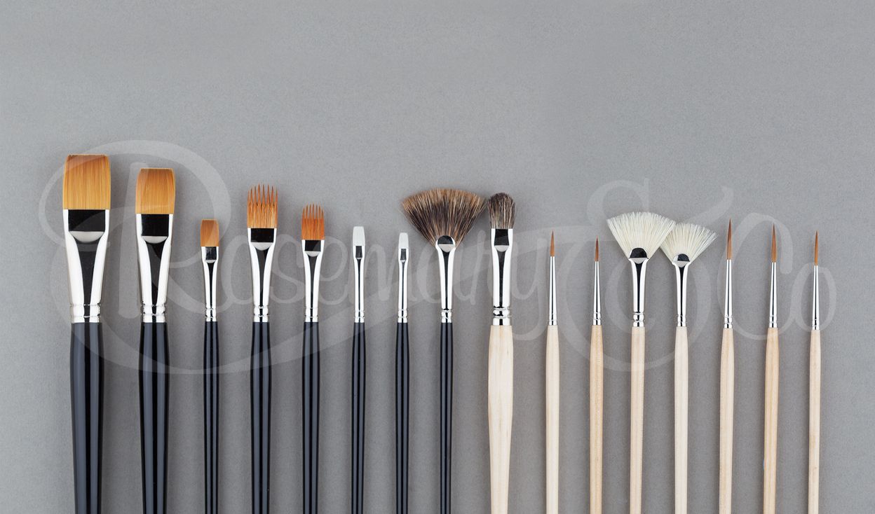 ROSEMARY HANDMADE BRUSH SET 45 FOR LANDSCAPES – Duthy Street Art Supplies