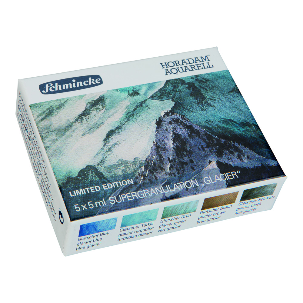 SCHMINCKE “SUPERGRANULATION – GLACIER SET 5 X 5ML” WATERCOLOURS – Duthy ...
